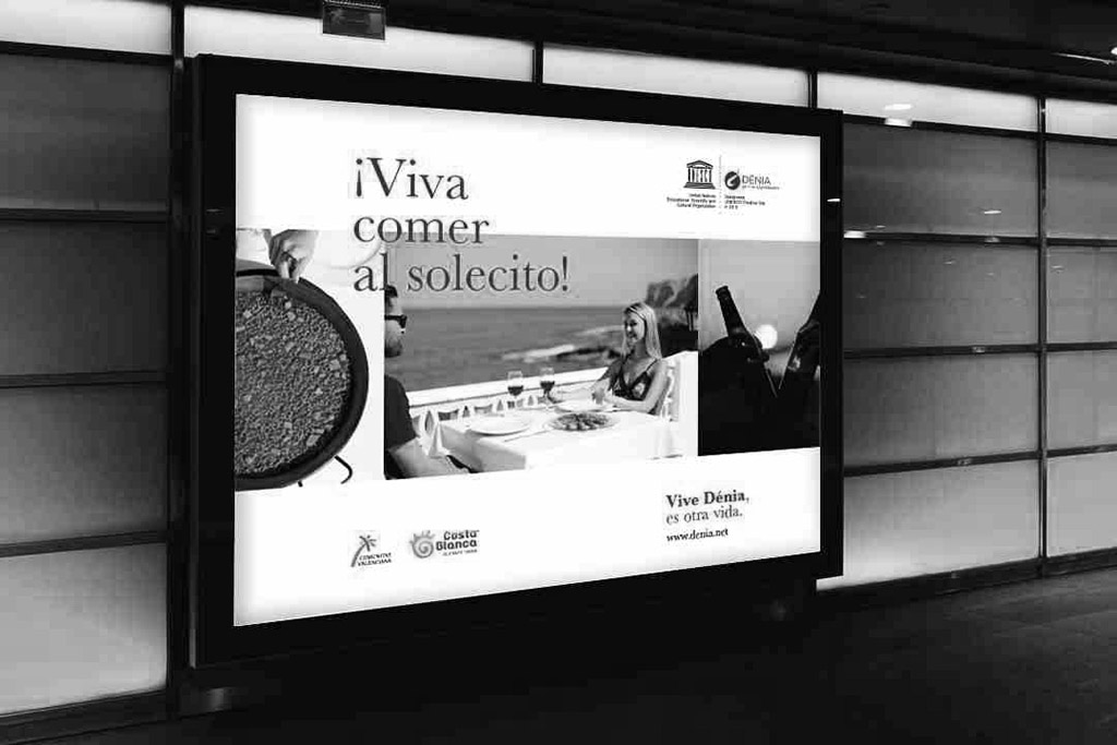 El metro de Madrid difon la marca turística Dénia