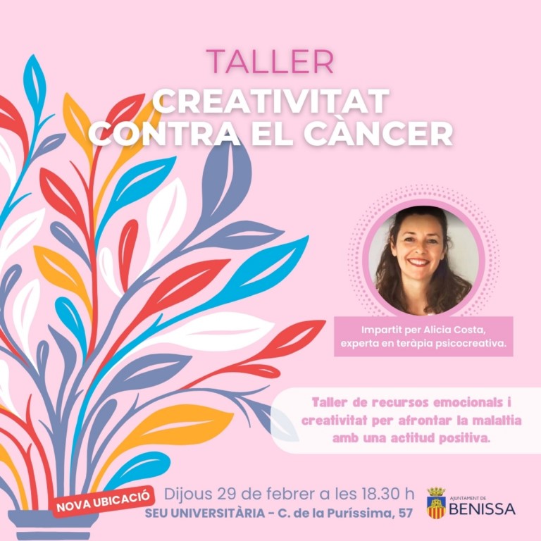 La terapeuta psicocreativa Alicia Costa impartirà el taller ...