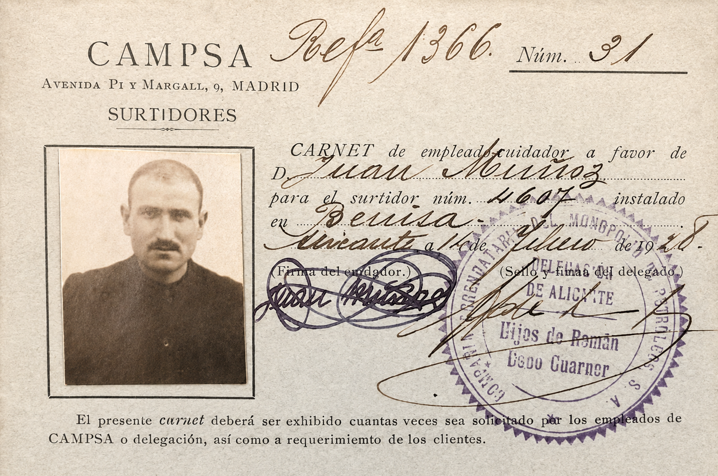 Juan Muñoz Golf (1898-1981): empresa y memoria social en la Benissa del ...