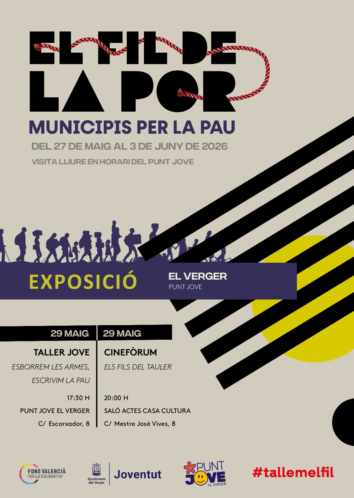 El Verger promou la cultura de pau amb tallers, un documental i una ...