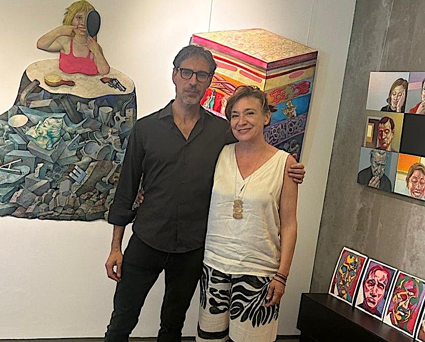 El artista de Dénia Roberto Calvo expone su obra pictórica más reciente ...