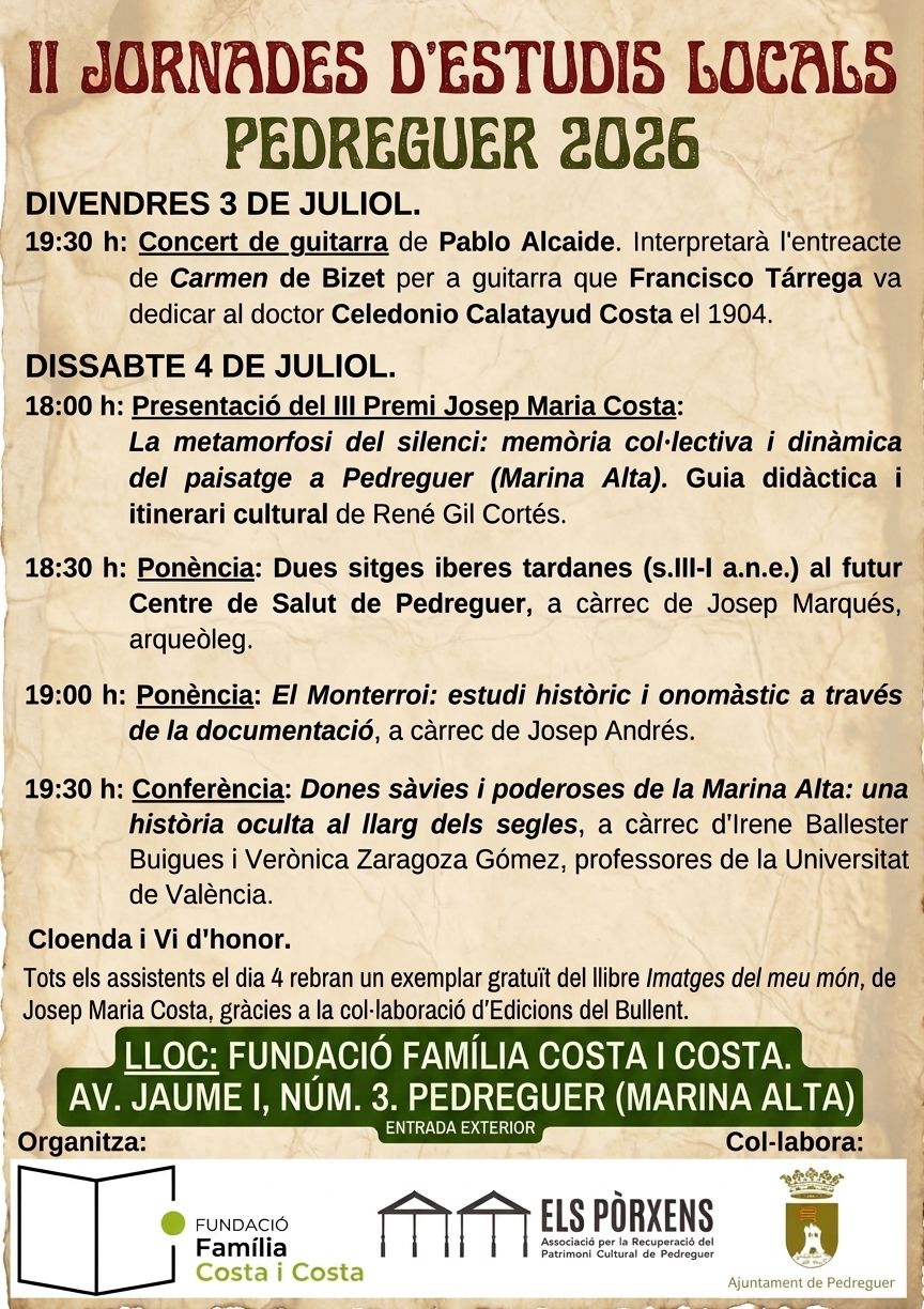 Agenda.Esdeveniments. Agenda cultural Dénia, Xàbia..La Marina Alta