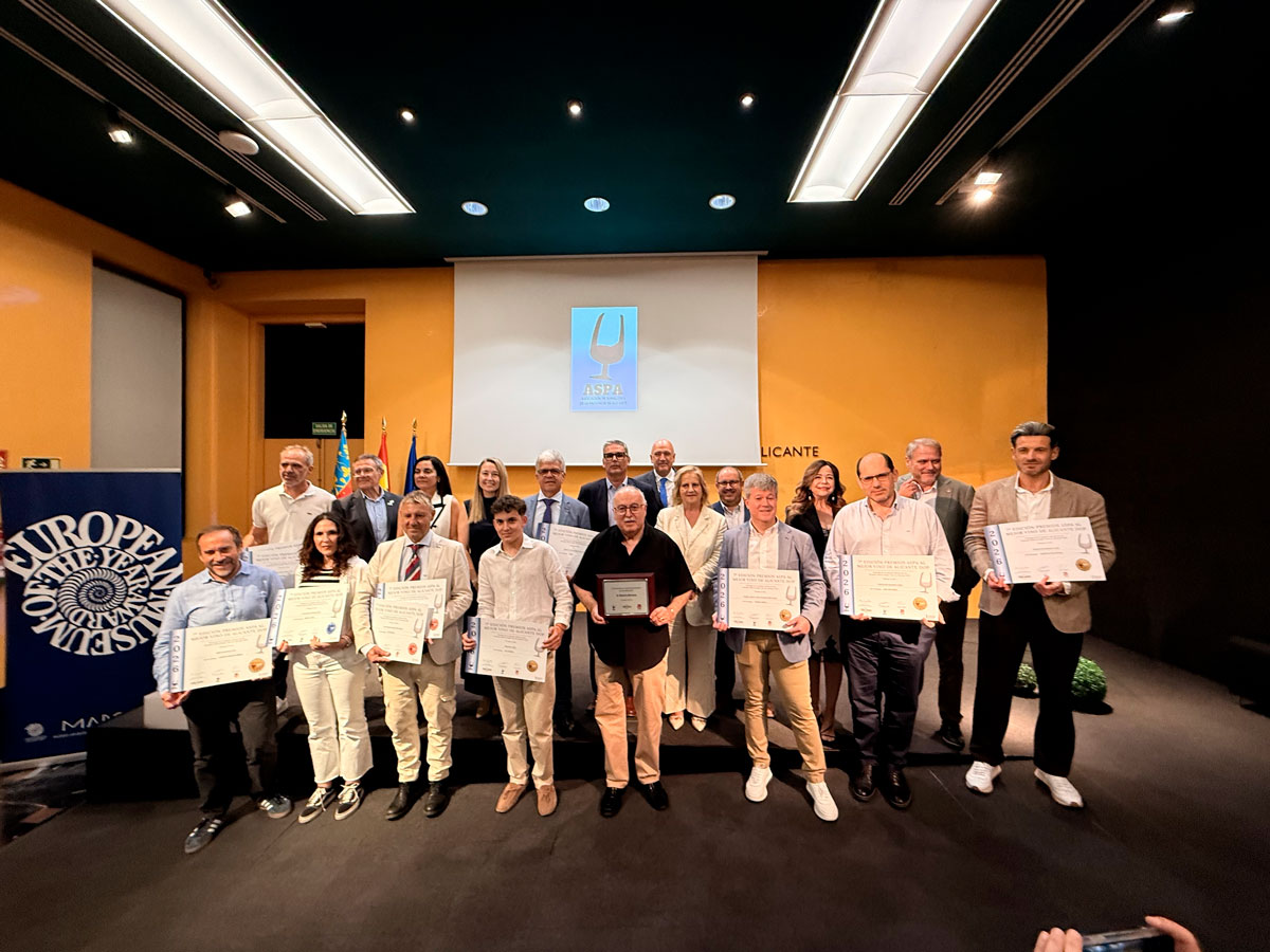 Tres vins de La Marina Alta guardonats en els Premis ASPA Alacant 2026