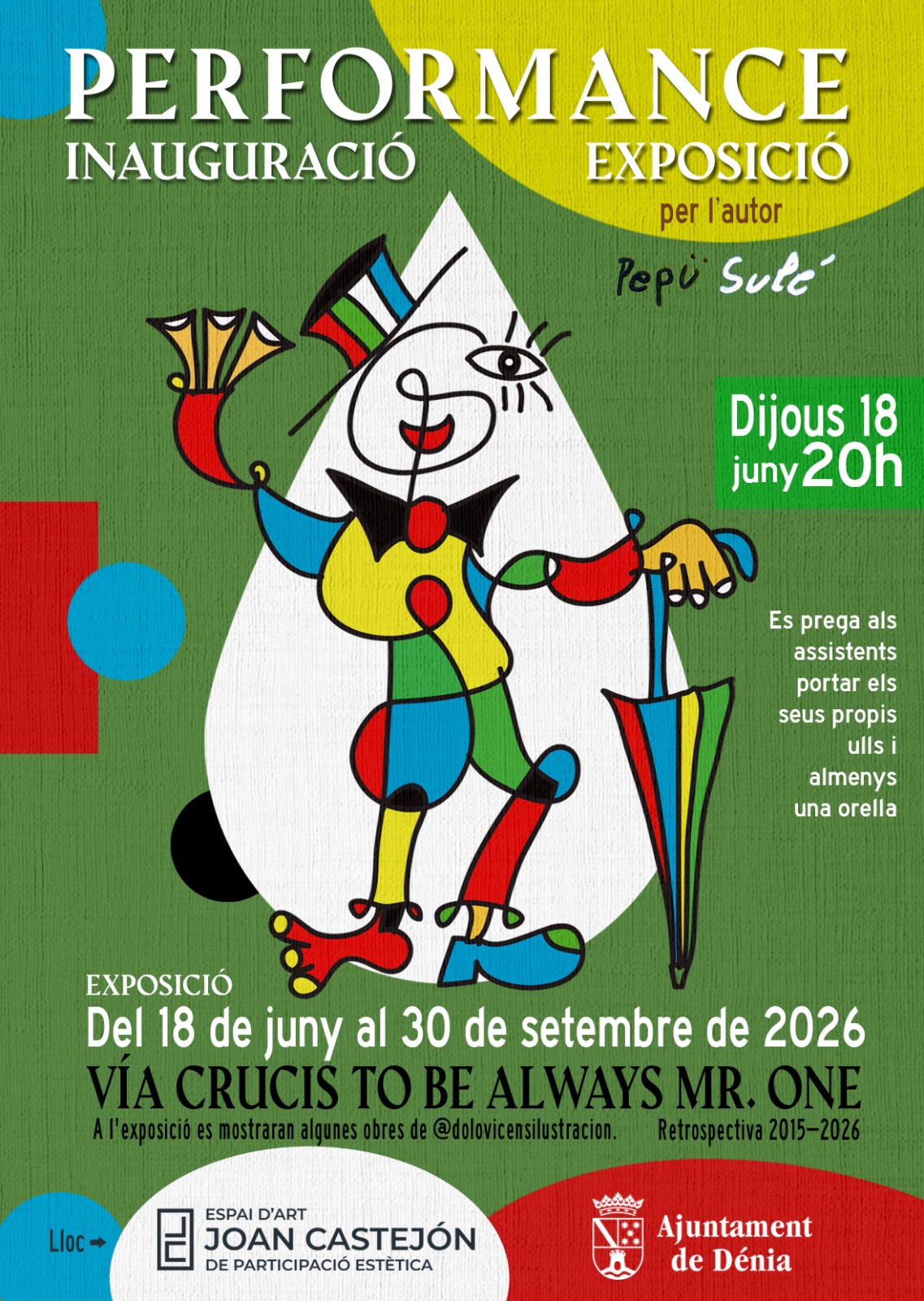 Pepü Sulé presenta l’exposició “Via Crucis To be always Mr. One” a l ...