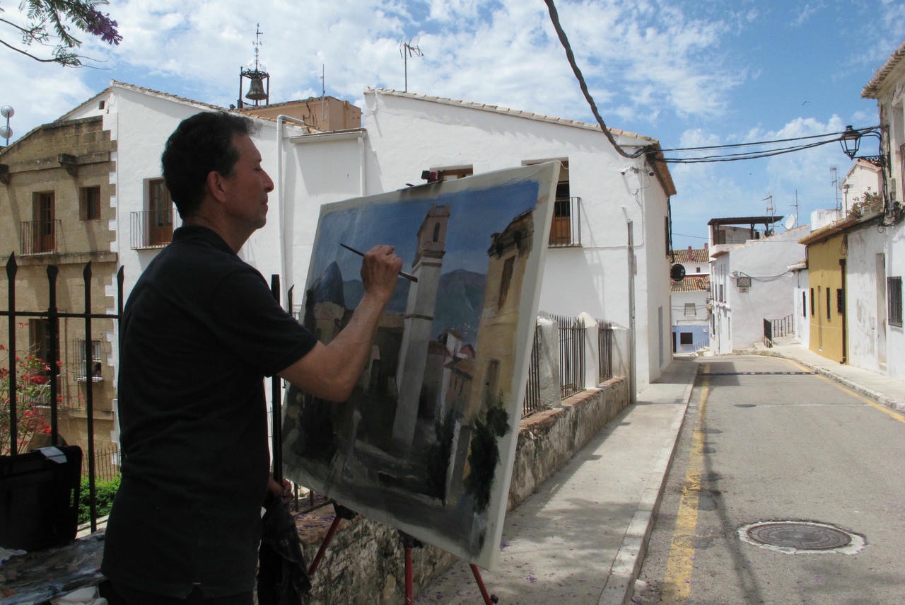 [FOTOGALERIA] Dénia i els seus racons plasmats sobre el llenç